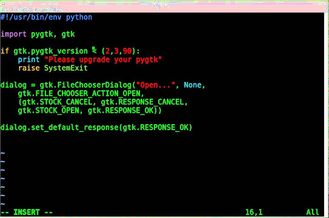 Python - GTK GUI - Tutorial #16 - File Chooser