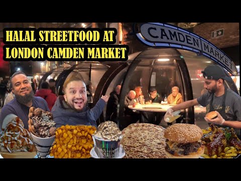 Halal Streetfood In London At Camden Market | Trying Hyped Food You MUST Try! | DanishVlogsster