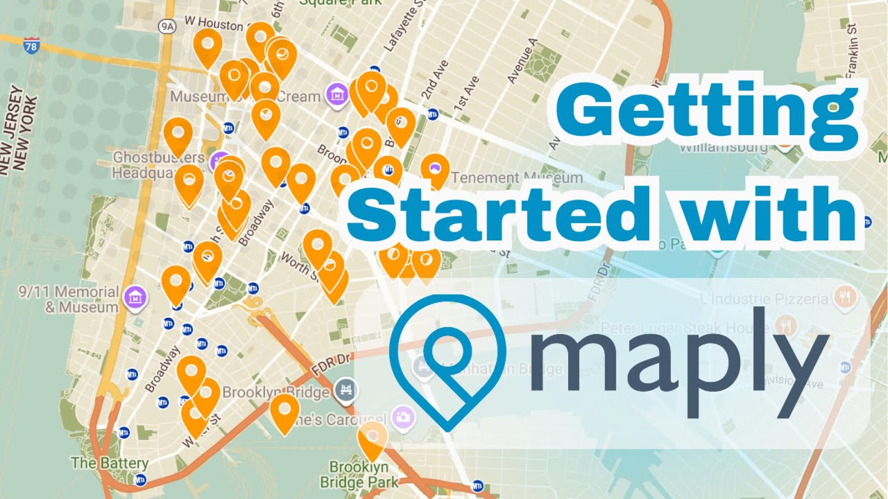 Getting started with Maply - best map maker | map multiple locations | embed maps