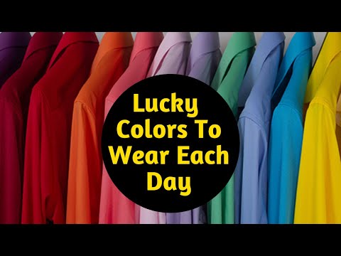 7 Lucky Color Clothes to Wear Each Day - Best Colors For Each Day.
