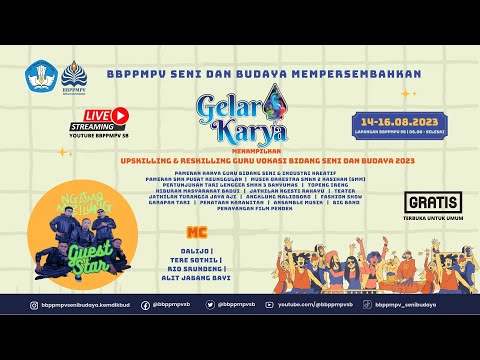 Penutupan Gelar Karya Upskilling & Reskilling Guru Vokasi Bidang Seni Budaya 2023