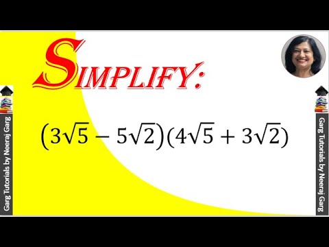 Simplify (3 root 5-5 root 2)(4 root 5+3 root 2) | How to Simplify Root | How to Multiply Roots