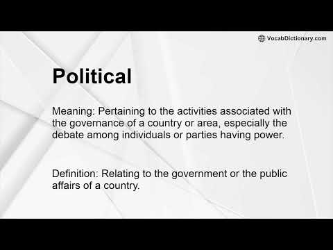 Political Meaning
