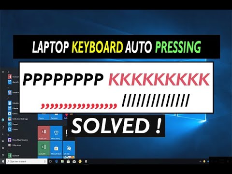 ✅ How to fix laptop keyboard auto pressing