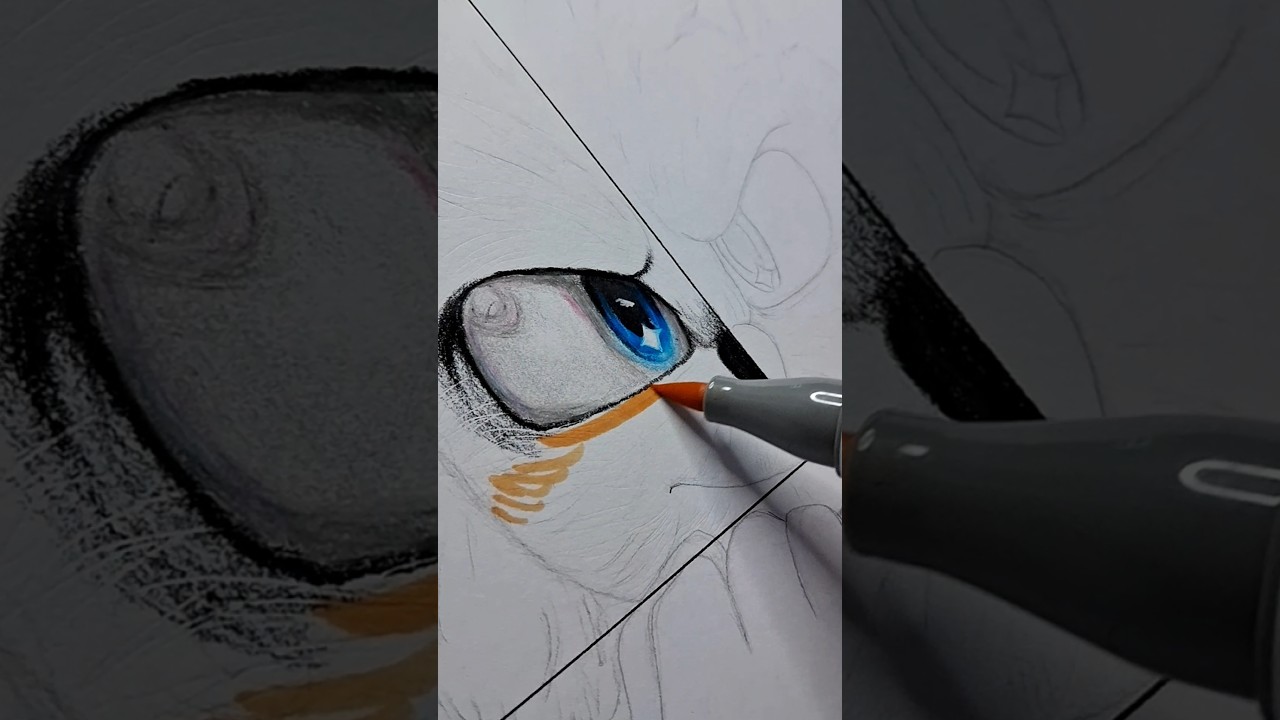 Drawing SONIC in 4 diff styles 💙/realism/#art #drawing #sonic #sonicthehedgehog #shorts