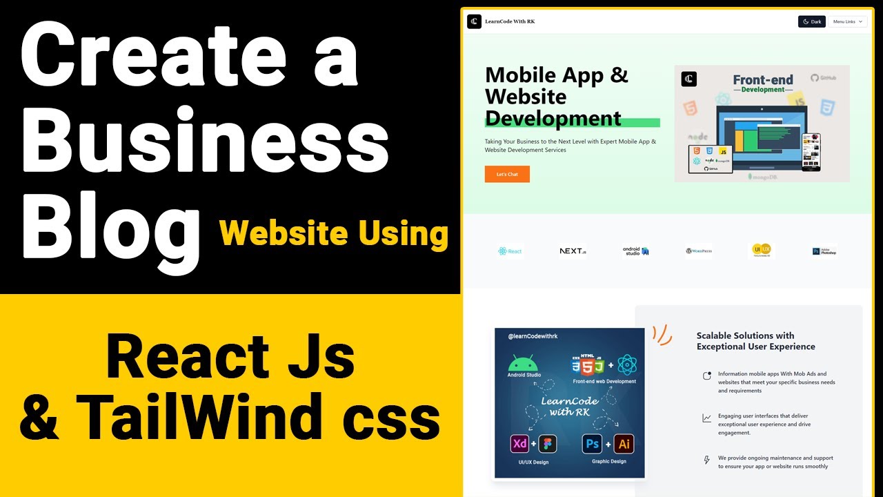 How to build a simple Blog Website in ReactJS using Tailwind css