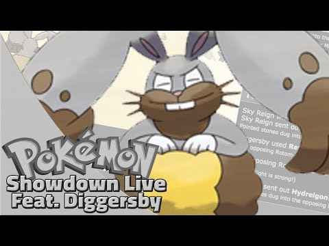 Choice Scarf Diggersby! Pokemon Sun and Moon OU Showdown Live W/OPJellicent (Smogon OU Team)