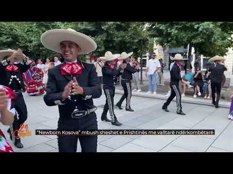 ''Newborn Kosova''mbush sheshet e Prishtinës me valltarët ndërkombëtarë 21 Gradë 10.08.2023