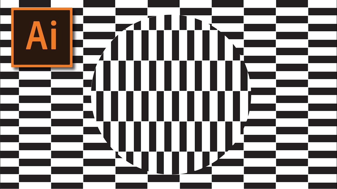 Eye Jitters - Optical Illusions in Illustrator - Adobe Illustrator Tutorial for Beginners