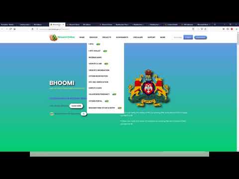 Karnataka - Online Modify Or Correct Revenue Records