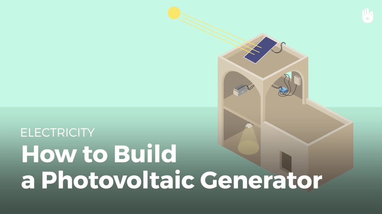 Electricity: How to Build a Photovoltaic Generator - Discover Renewable ...
