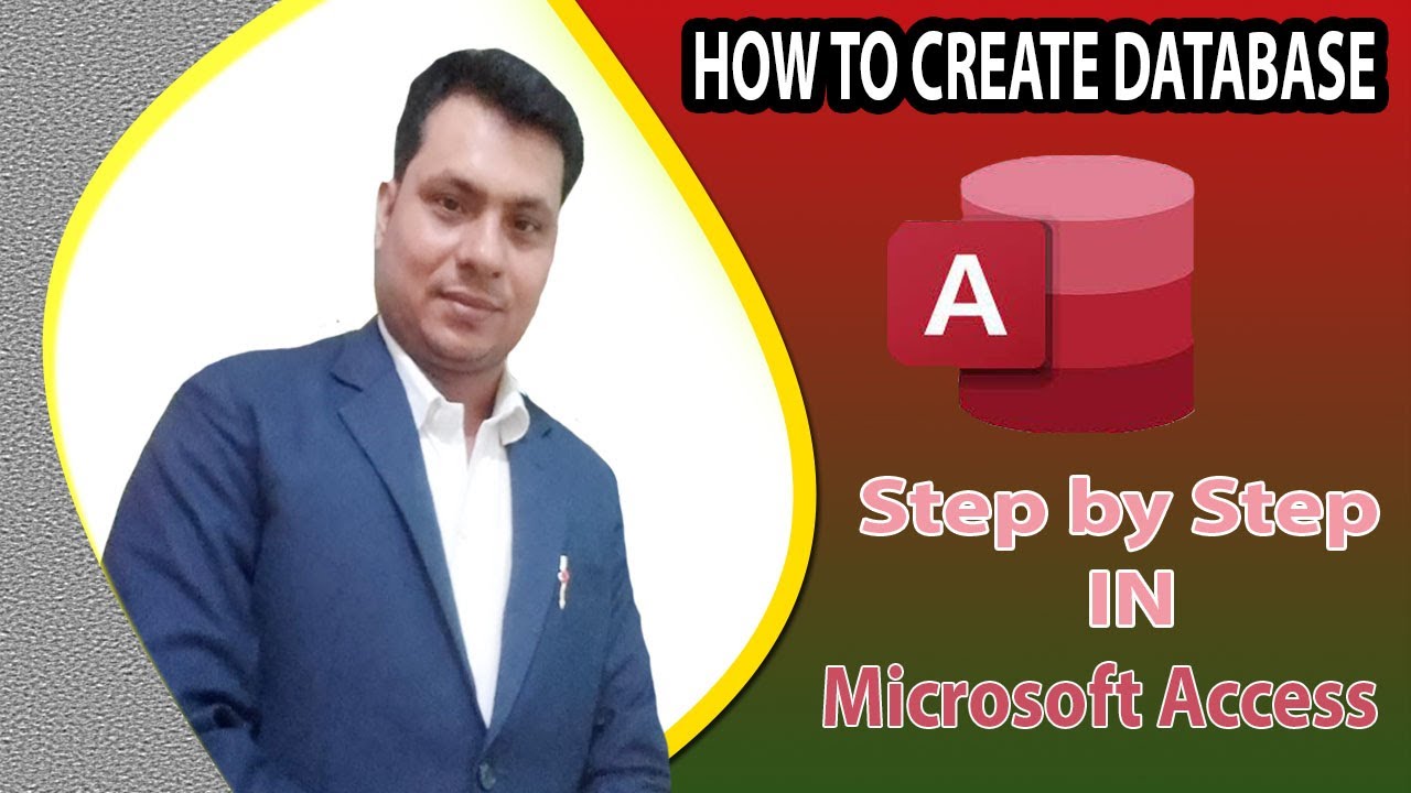 Create Step by Step Database in Microsoft Access | Create Students Database in Access | MS Access