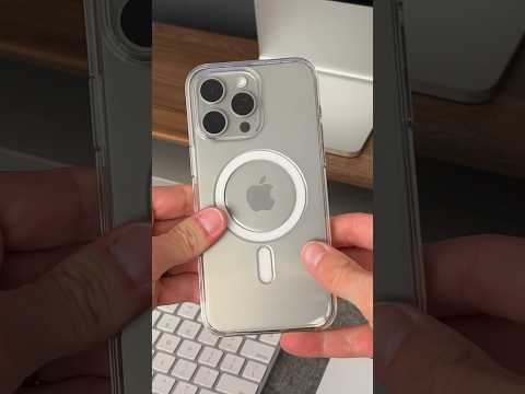iPhone 15 Pro Max Apple Clear Case Unboxing 🔥