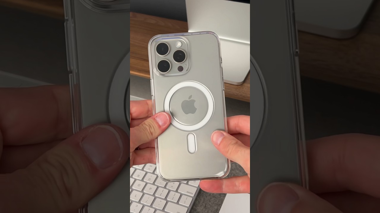 iPhone 15 Pro Max Apple Clear Case Unboxing 🔥