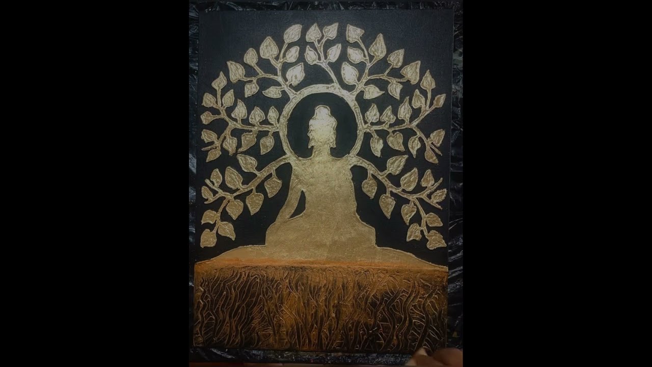 Step by Step Tutorial Buddha Art