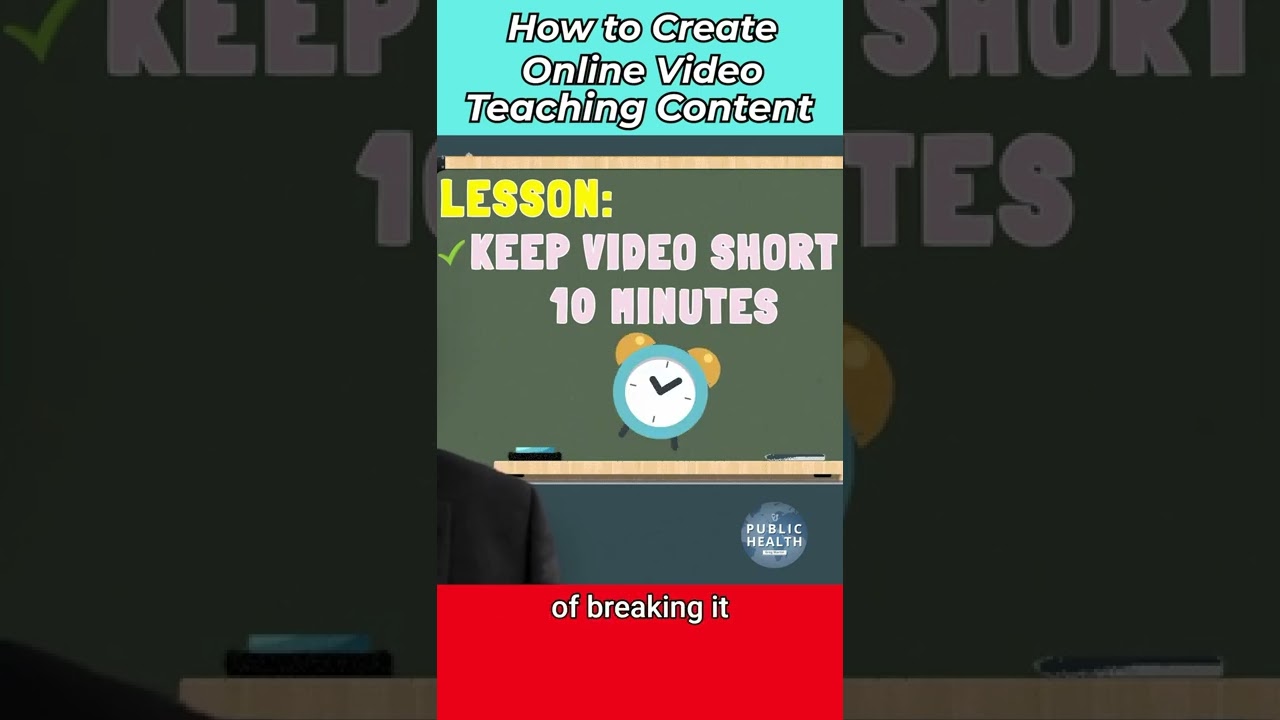 How to Create Online Video Teaching Content #short