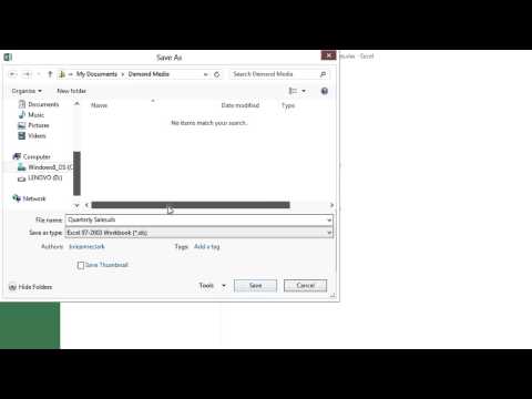 How Do I Convert New MS Excel to Old? : MIcrosoft Excel Tips