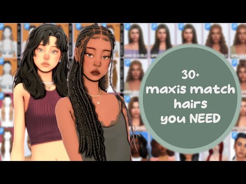 30+ BEST MAXIS MATCH CC YOU NEED + links || the sims 4 cc haul