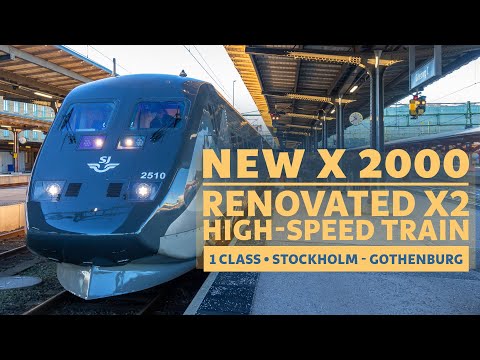 NEW SJ X 2000 | 1 CLASS | Renovated X2 high-speed train