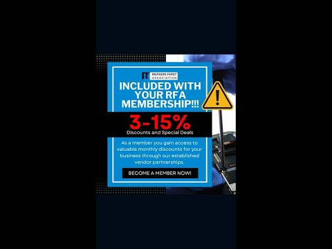 💥 Exclusive Vendor Discounts – Included with Your RFA Membership