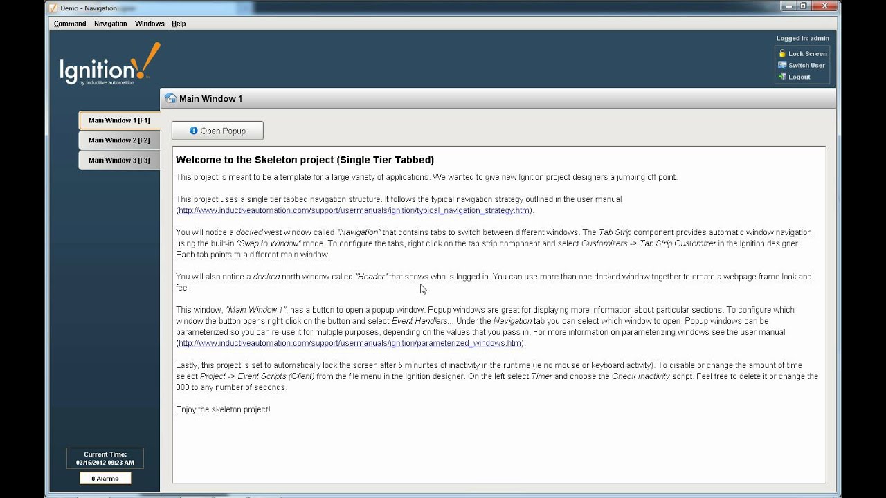 Ignition Designer: Client Timer Script Check Inactivity