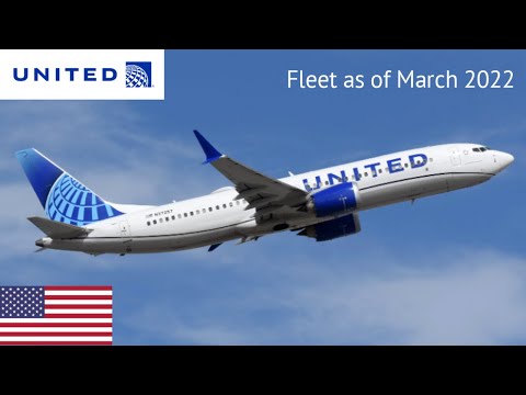 United Airlines Fleet as of March 2022