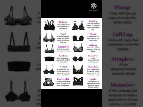 different types of bra l bra with their name l style with your choice l @applepieglamorous