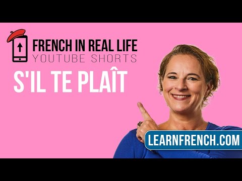 French in Real Life: s'il te plaît #Shorts