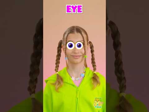 What Are Face Parts Called? 😲 Let's Learn 👂🏼👁️👃🏽👄 #shorts #kidslearning