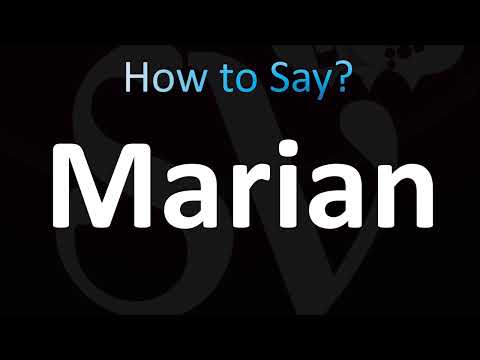 How to Pronounce Marian (CORRECTLY!)