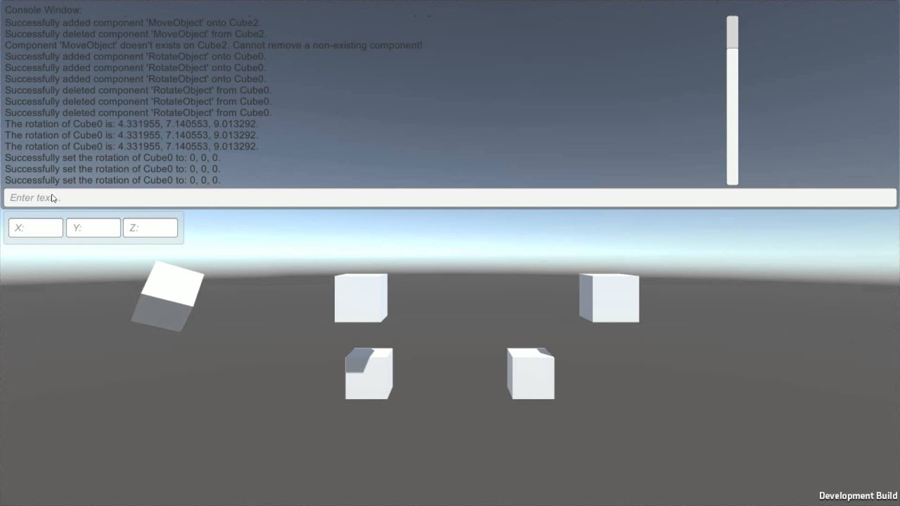 Console Window for Unity3D