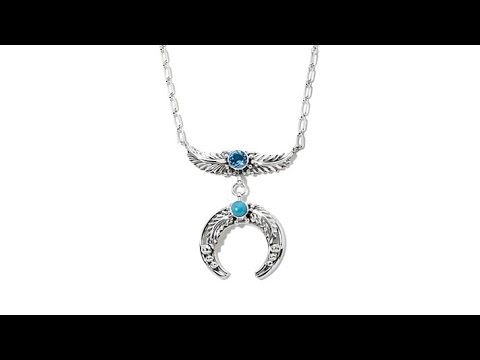 Chaco Canyon Couture Turquoise Gem 'Naja' Necklace
