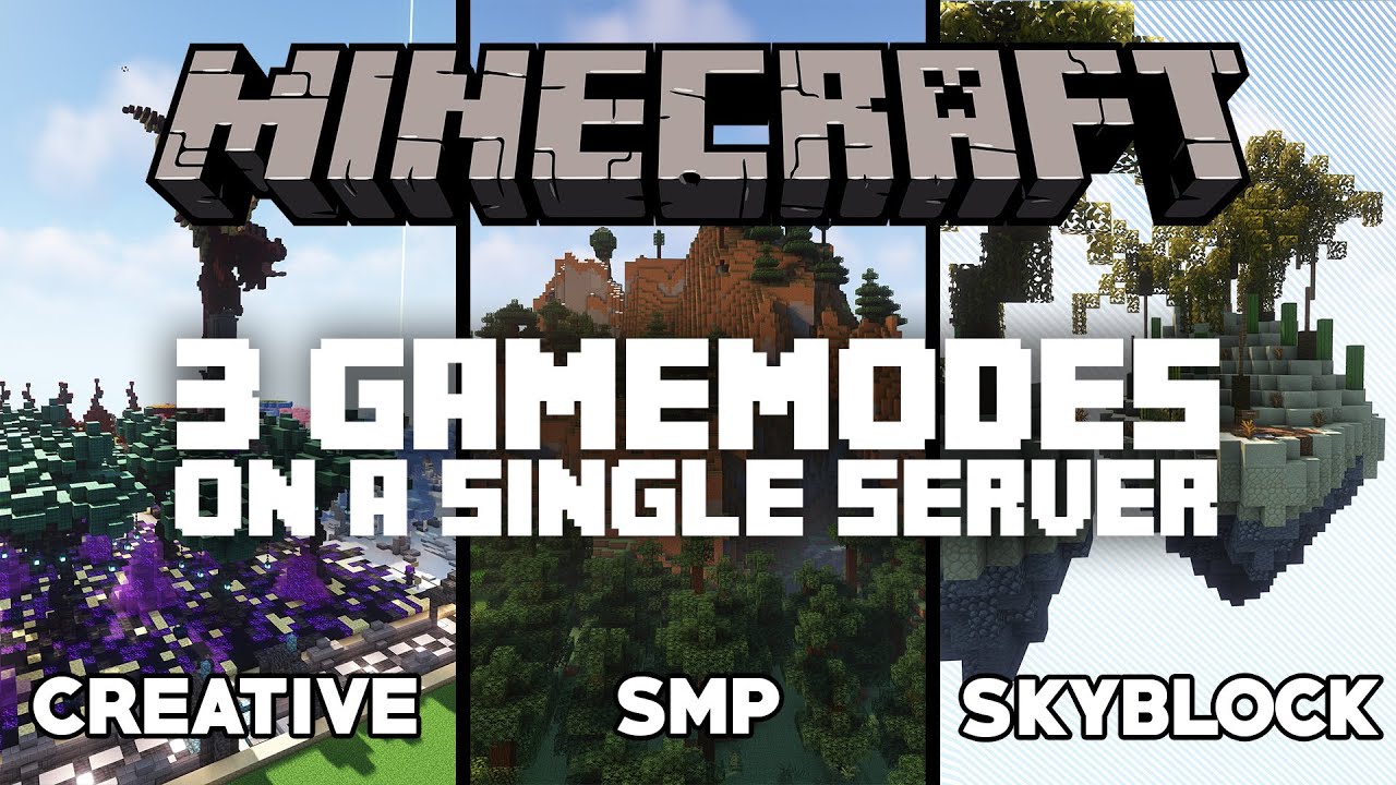 Setup Multiple Gamemodes On A Single Minecraft Server (Tutorial)