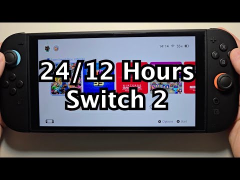 Nintendo Switch 2: How to Switch 24 / 12 Hour Clock Time!