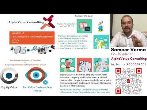 Valuation of Fully Compulsory Convertible Debenture (FCCD)