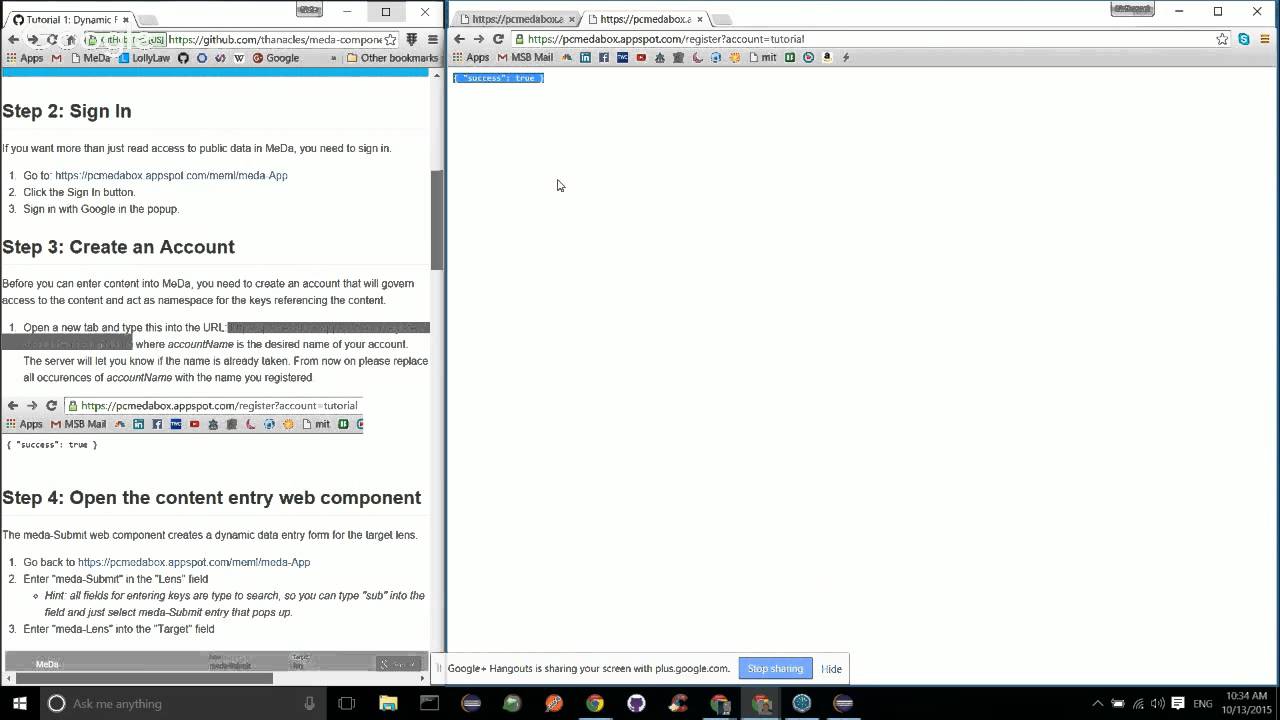 MeDa - Tutorial 1: Dynamic Forms