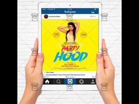 Party in the Hood - Club A5 Flyer Template