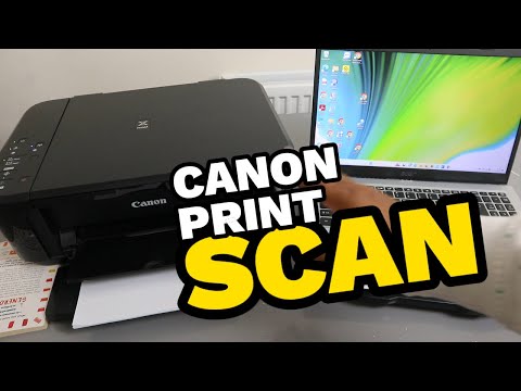 How to Do Scan To Computer with Canon Printer Print and Share To Email