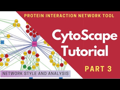 Cytoscape Tutorial | Network Style & Analysis | Part3