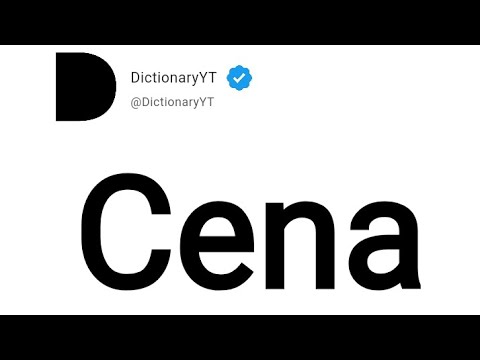Cena Meaning in English