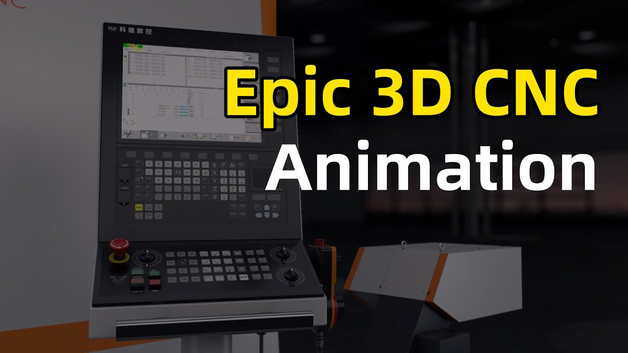 Epic 3D CNC Animation