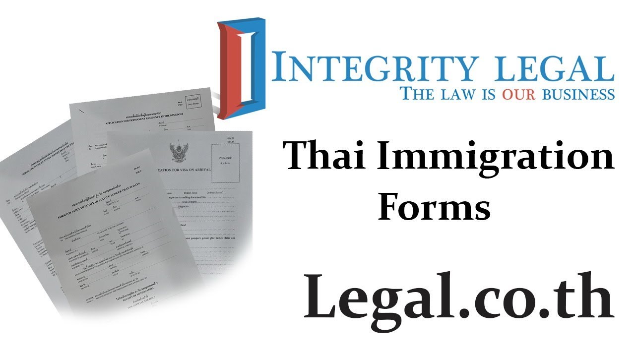 Thai Immigration Form TM 8: Application for Re-Entry Permit