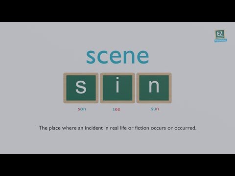 How to pronounce scene ?