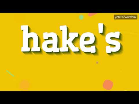 HAKE'S - HOW TO PRONOUNCE IT!?