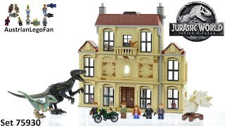 Lego Jurassic World 75930 Indoraptor Rampage at Lockwood Estate - Lego Speed Build Review