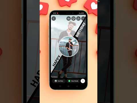 Birthday story ideas | Instagram story ideas #storyideas #igstory #youtubeshorts #short