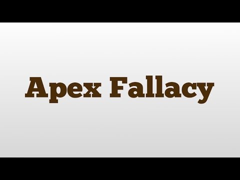 Apex Fallacy meaning and pronunciation