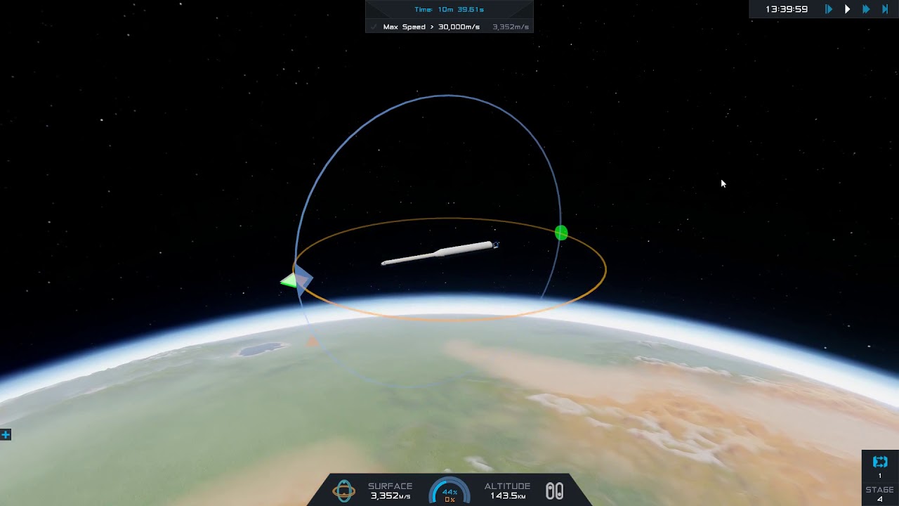 SimpleRockets 2 - mission maximum speed