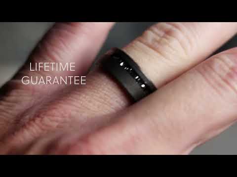Meet the Black Meteorite ring from Thorum