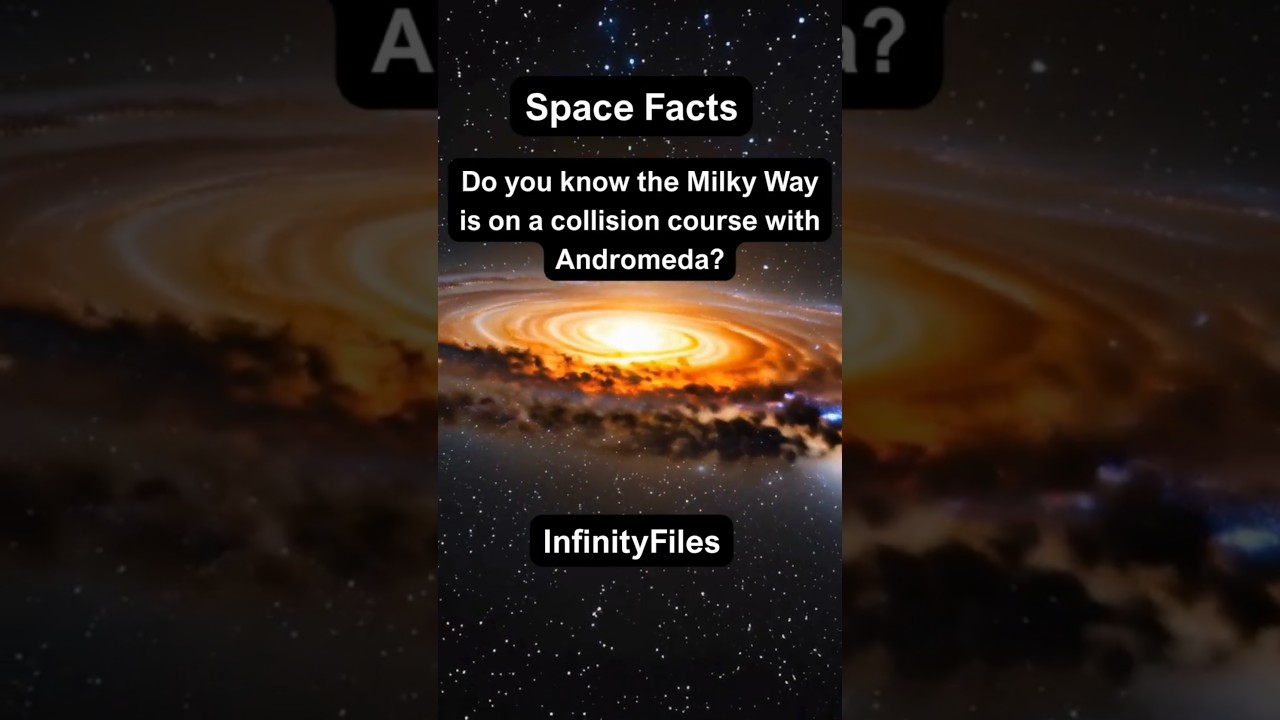 Do you know the Milky Way is on a collision course with Andromeda? #didyouknow #doyouknow #space